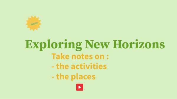 L1 Exploring New Horizons