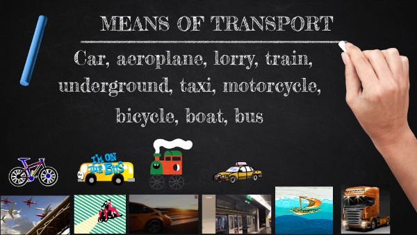 means of transport | Genially
