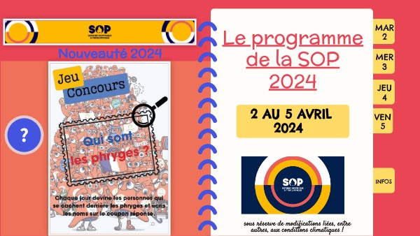 Planning SOP 24 collège