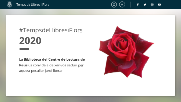 Temps de flors i llibres