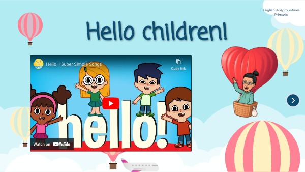 PRIM - English Daily routines | Genially