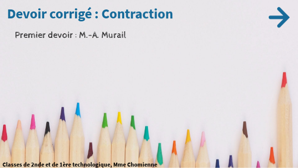 correction contraction Murail | Genially