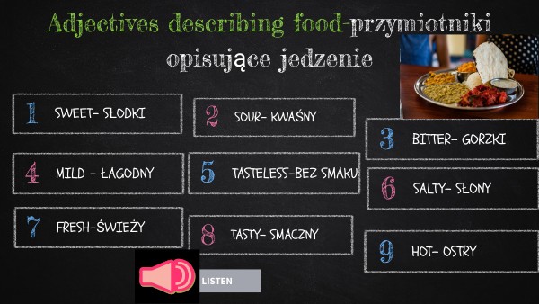 Indinan food 6b | Genially