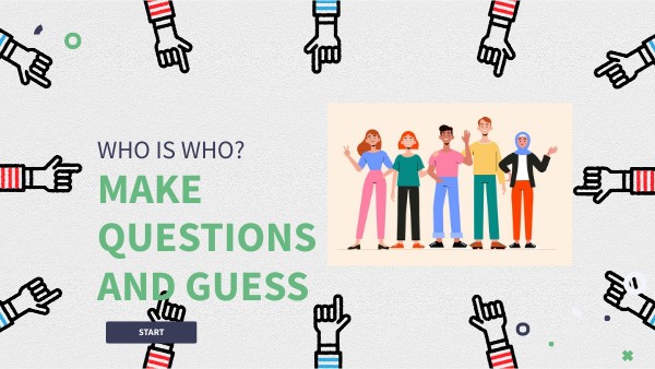 Who is who? (Teaching game)