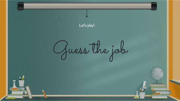 Guess the job (teaching game)