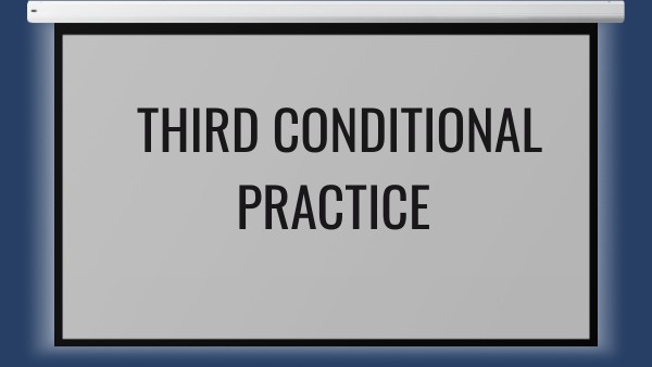 Third Conditional Practice
