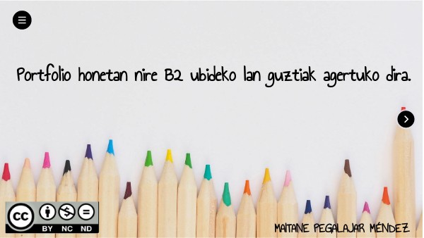 B2- PORTFOLIO - MAITANE PEGALAJAR | Genially