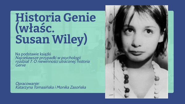 Historia Genie - Susan Wiley | Genially