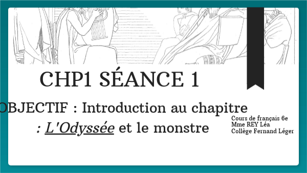 6e CHP1 Séance 1 - L'Odyssée | Genially