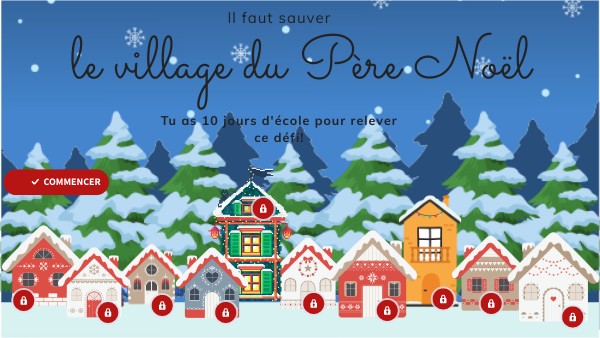 calendrier avant vacances noël | Genially