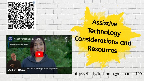 Assistive Technology and Considerations for Hearing and Vision | Genially