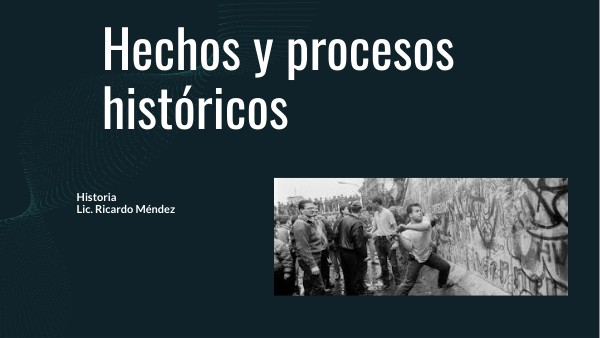 Hechos y procesos históricos. | Genially