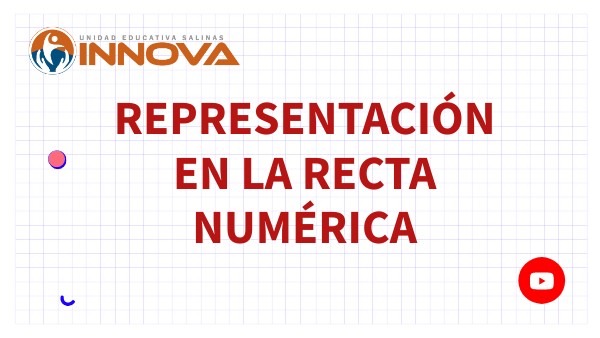 REPRESENTACIÓN EN LA RECTA NUMERICA | Genially