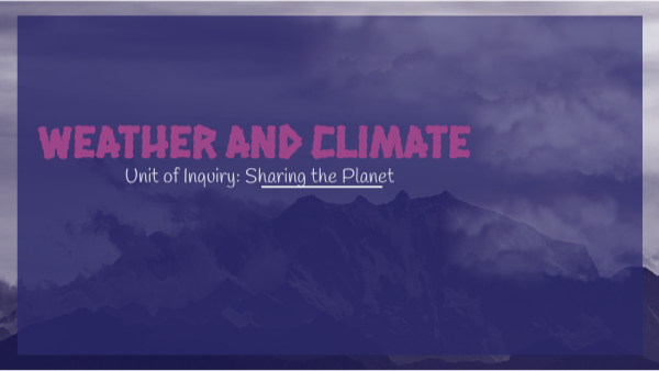 Weather & Climate | Genially