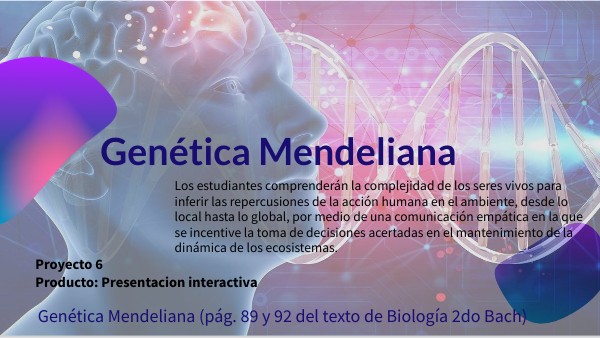 P6_SEM2_2DOBACH_GENETICA MENDELIANA | Genially