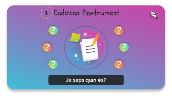 endevina l'instrument | Genially