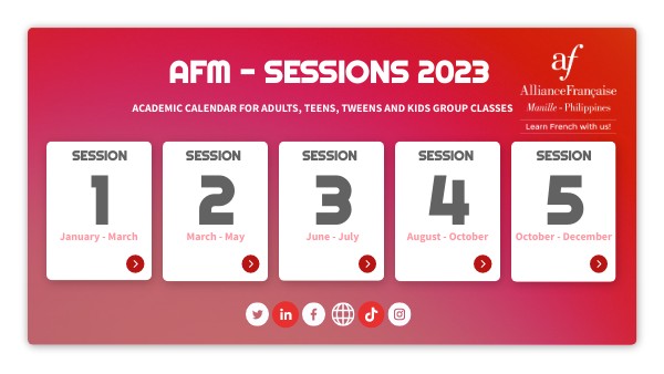 AFM - Academic Calendar - 2023 | Genially