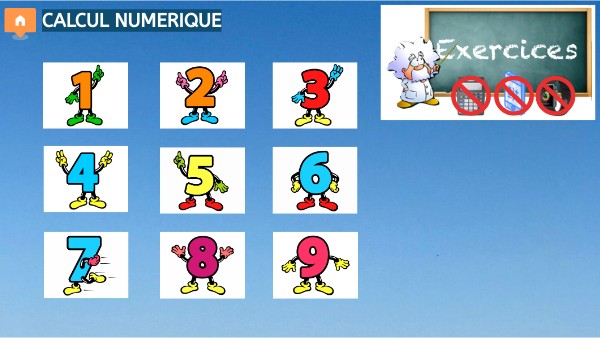 1reSTMG - Je m'entraine - Calcul numérique | Genially