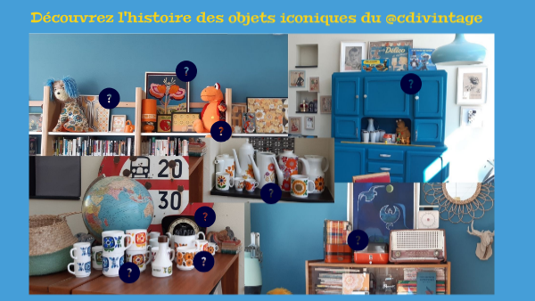 Les objets du @cdivintage | Genially