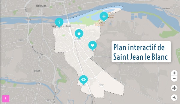 Plan interactif Saint Jean le Blanc