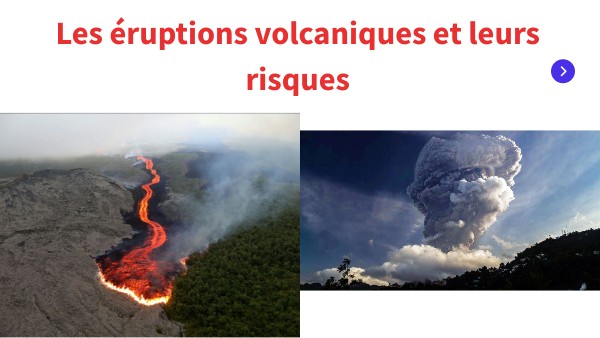 Les éruptions volcaniques et leurs risques | Genially