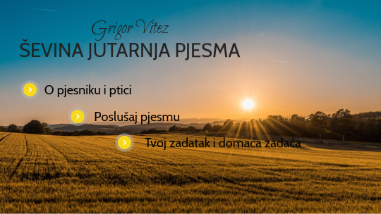 Ševina jutarnja pjesma | Genially