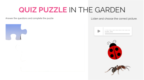 In the garden | Genially