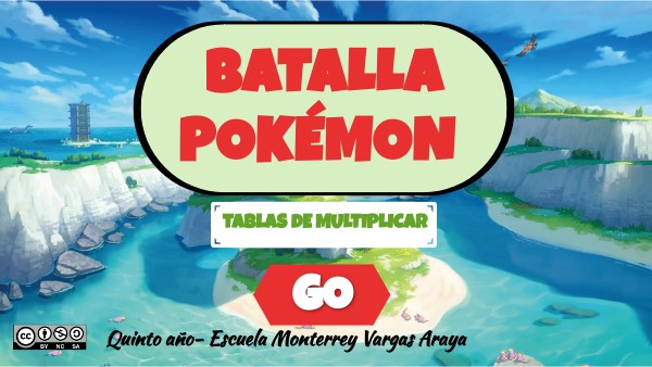 Batalla Pokemon Juego de tablas de Multiplicar | Genially