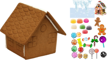 Decorate a Gingerbread House | Genially