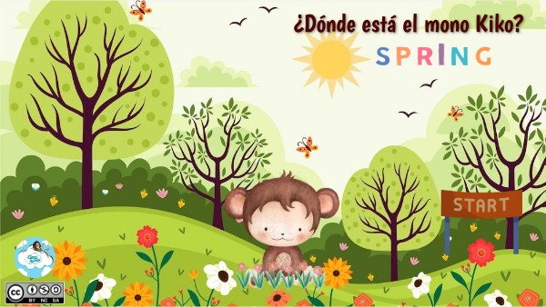 Dónde esta el mono Kiko - Primavera | Genially