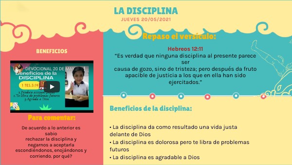 LA DISCIPLINA JUEVES 20/05/2021 | Genially