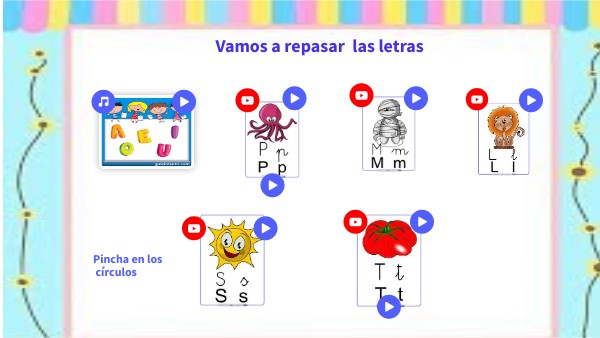 Repaso de letras | Genially
