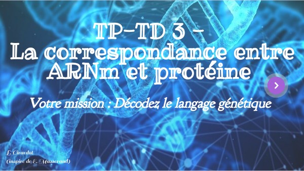 1ère spé SVT - Act Traduction | Genially