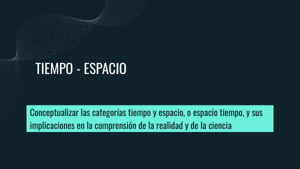 TIEMPO ESPACIO 2do BGU | Genially