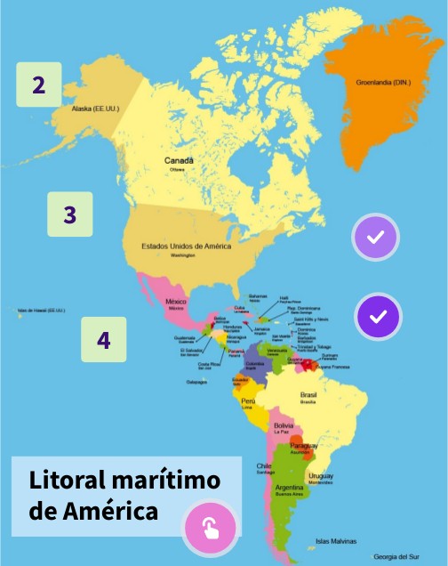 Litoral marítimo de América | Genially