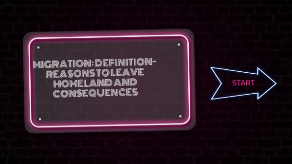 4TH SOCIAL.MIGRATION: DEFINITION- REASONS TO LEAVE HOMELAND AND CON