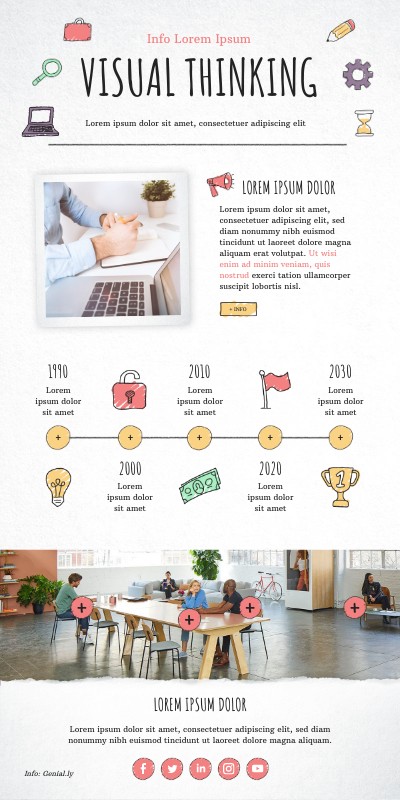 VISUAL THINKING INFO | Genially
