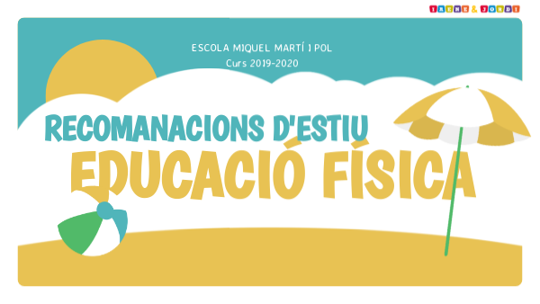 Recomanacions d'estiu EF | Genially