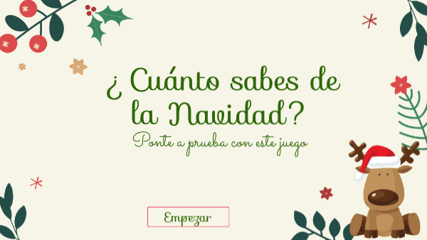 Cuánto Sabes De Navidad Genially