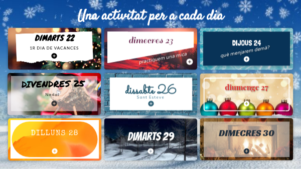 Una activitat per a cada dia | Genially