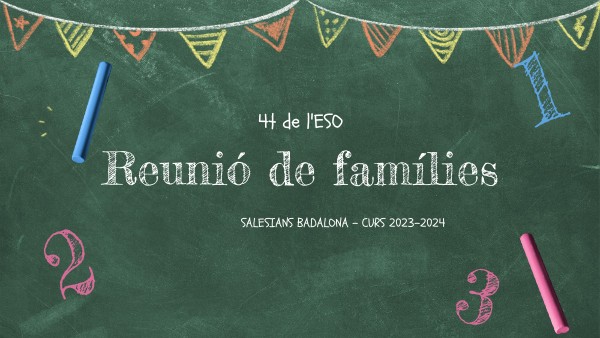 Reunió famílies 4t ESO - 2324 | Genially
