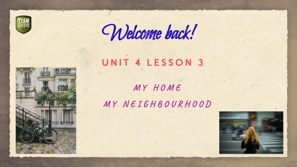 UNIT 4: LESSON 3