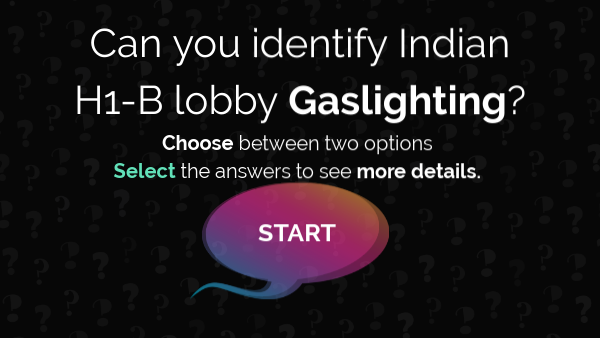 Indian H1-B Lobby Lies | Genially