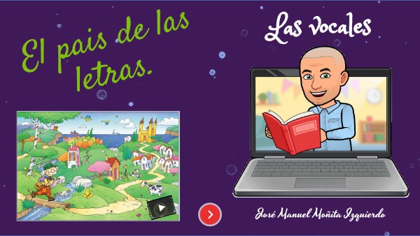 El pais de las letras. Las vocales