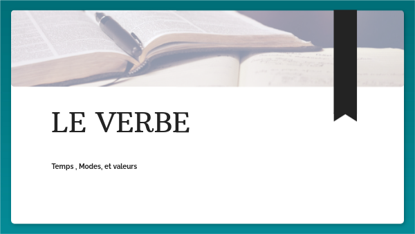 Le Verbe Révisions | Genially