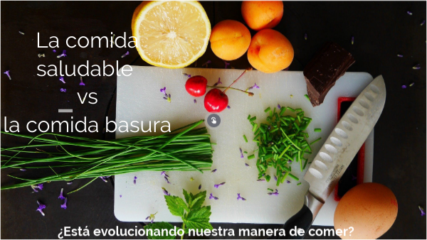Comida sana vs basura 2 | Genially