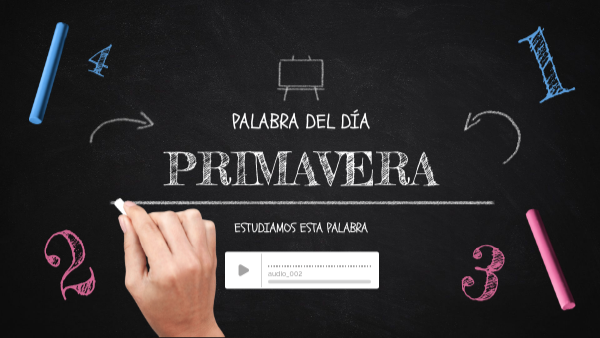 Palabra del día | Genially