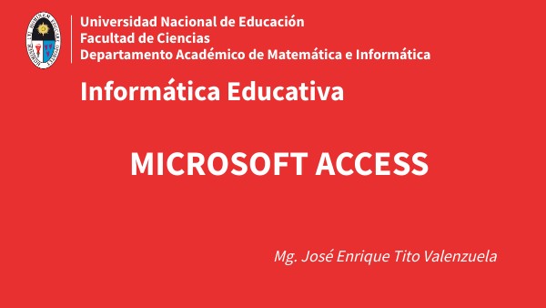 Microsoft Access | Genially
