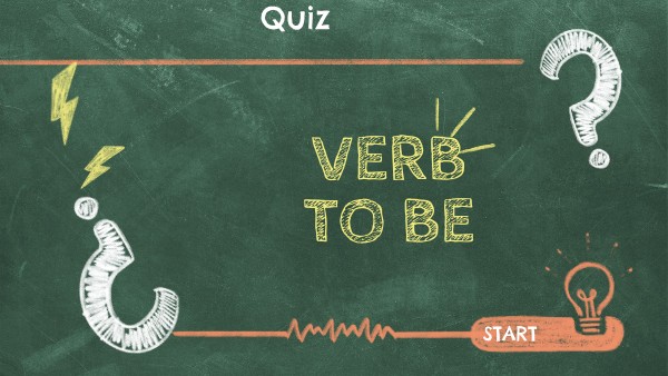 VERB TO BE - QUIZ | Genially