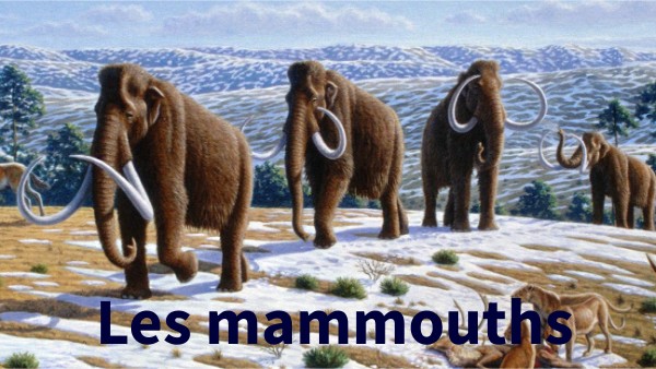 Les mammouths CE1 a | Genially